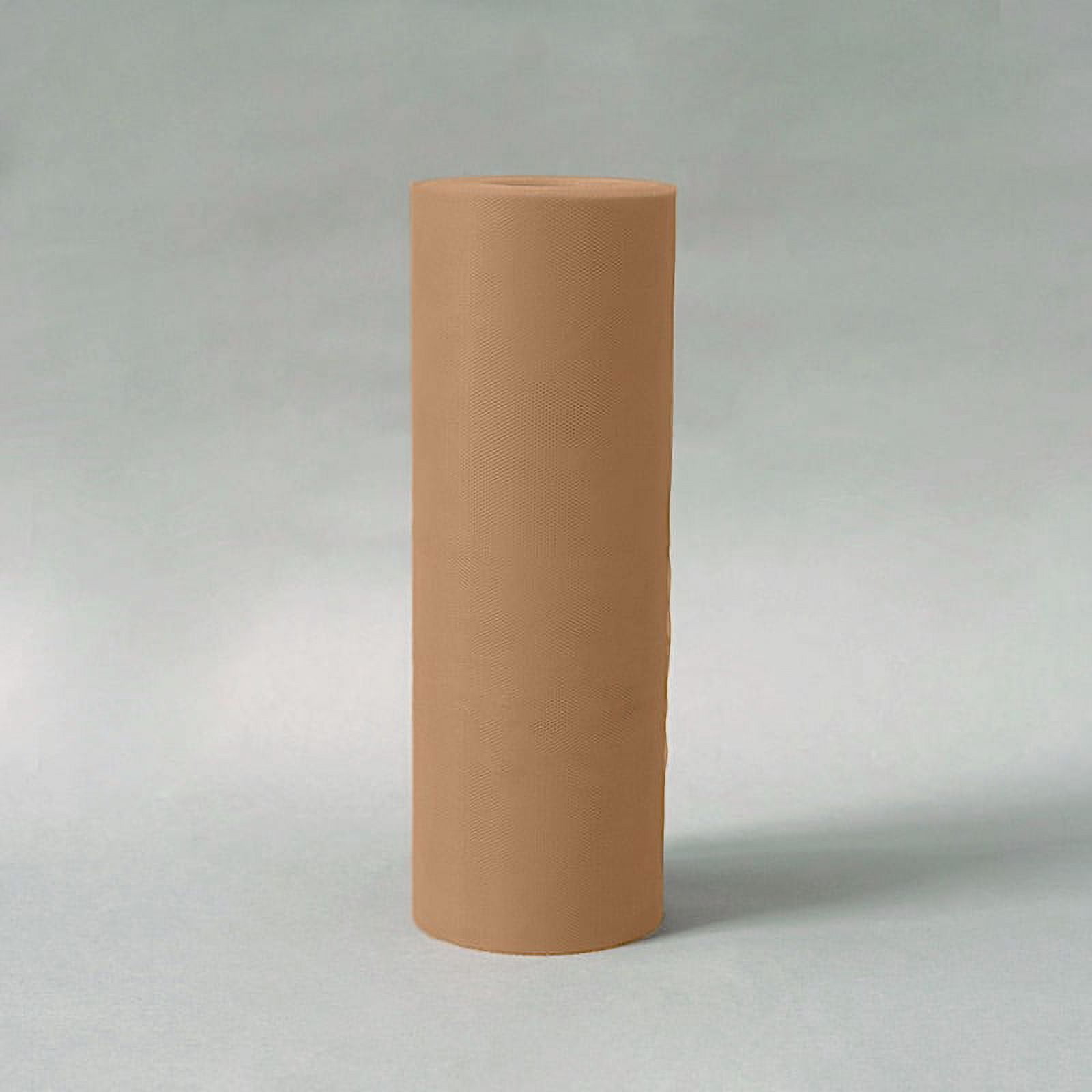Balsa Circle 17" x 100 yards Wedding Tulle Roll Natural - Walmart.com