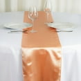 BalsaCircle 12" x 108" Satin Table Top Runner Wedding Linens Peach ...