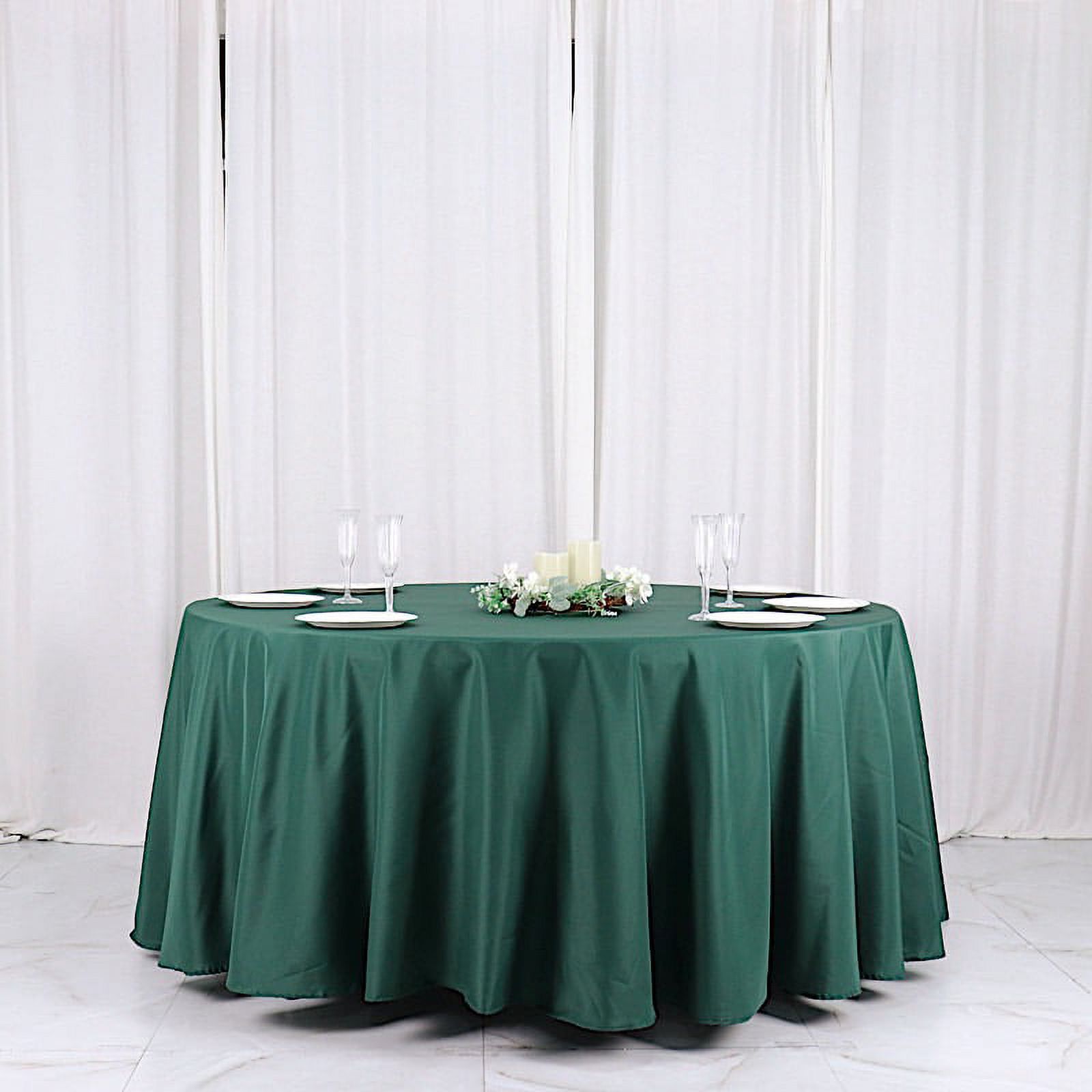 Efavormart 108" Wholesale Round Tablecloth Polyester Round Table Linens ...