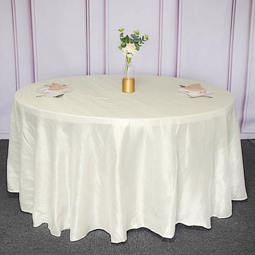 BalsaCircle 120" Terracotta Round Polyester Tablecloth Wedding Table ...
