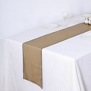 BalsaCircle 12x108 in Silver Metallic Tinsel Polyester Table Runner ...