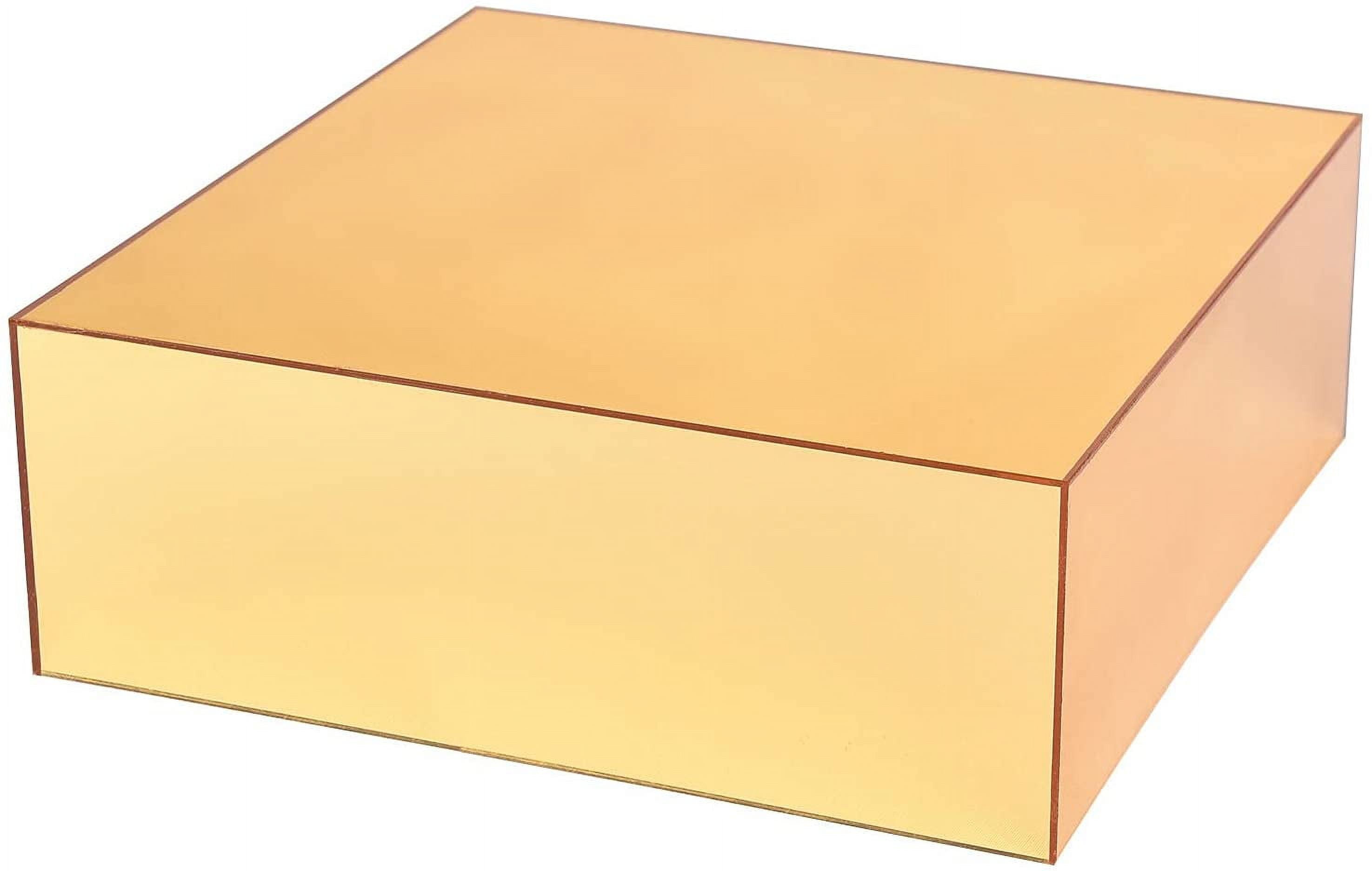 BalsaCircle 14-Inch Gold Display Box Cake Stand Centerpiece Pedestal ...