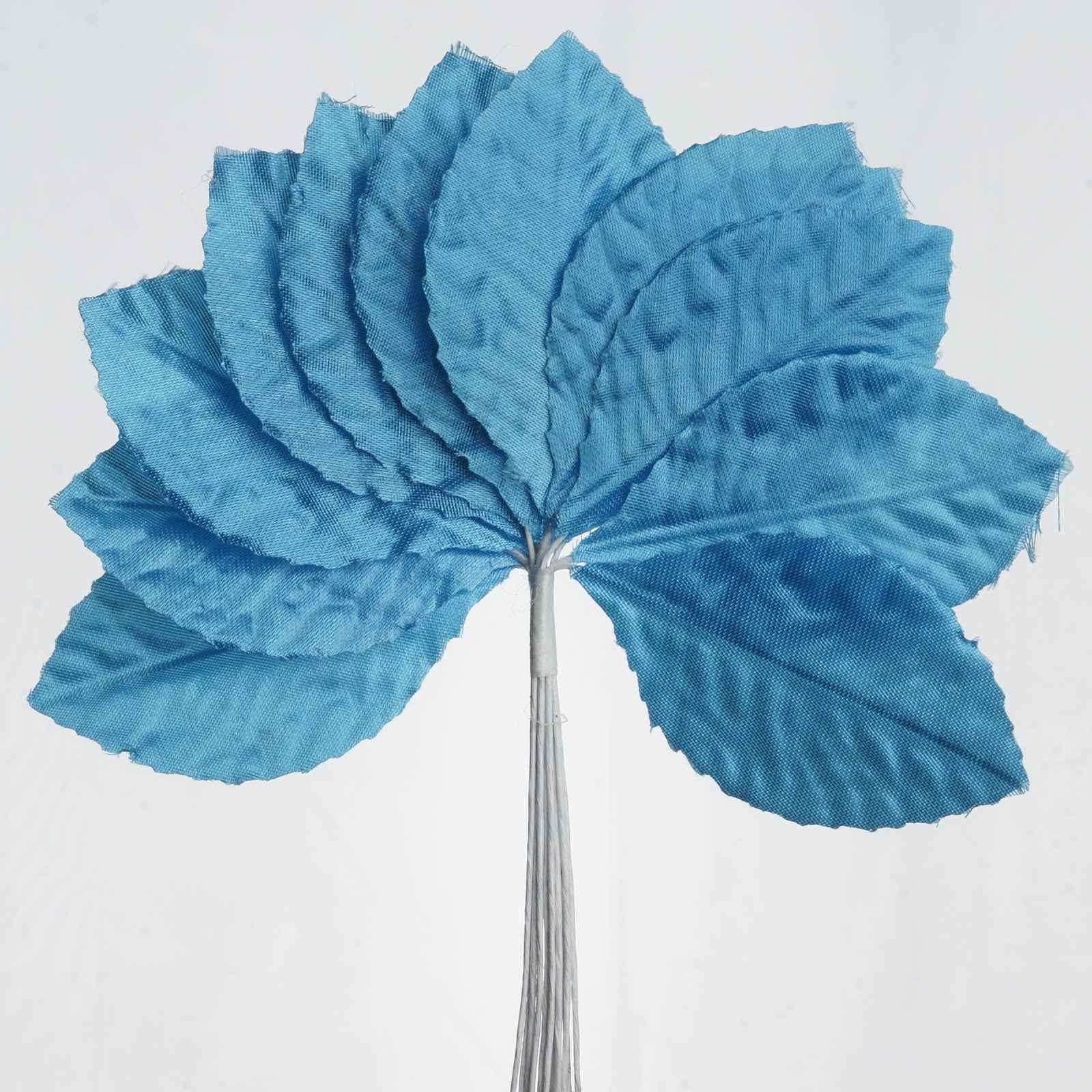 BalsaCircle 144 Silk Craft Leaves DIY Favors Decorations Turquoise ...