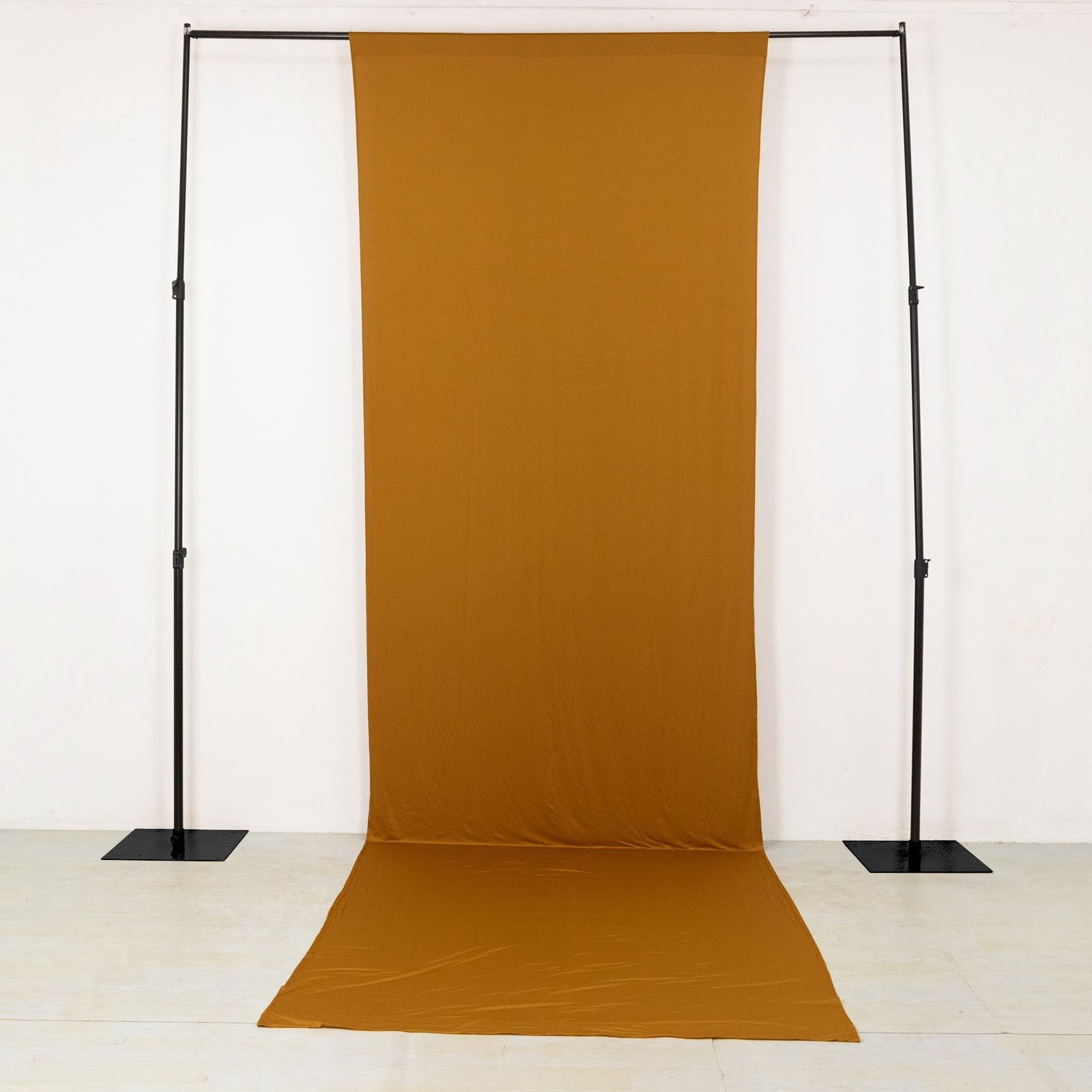 BalsaCircle 16 feet Gold 4-Way Stretch Spandex Divider Backdrop Curtain ...