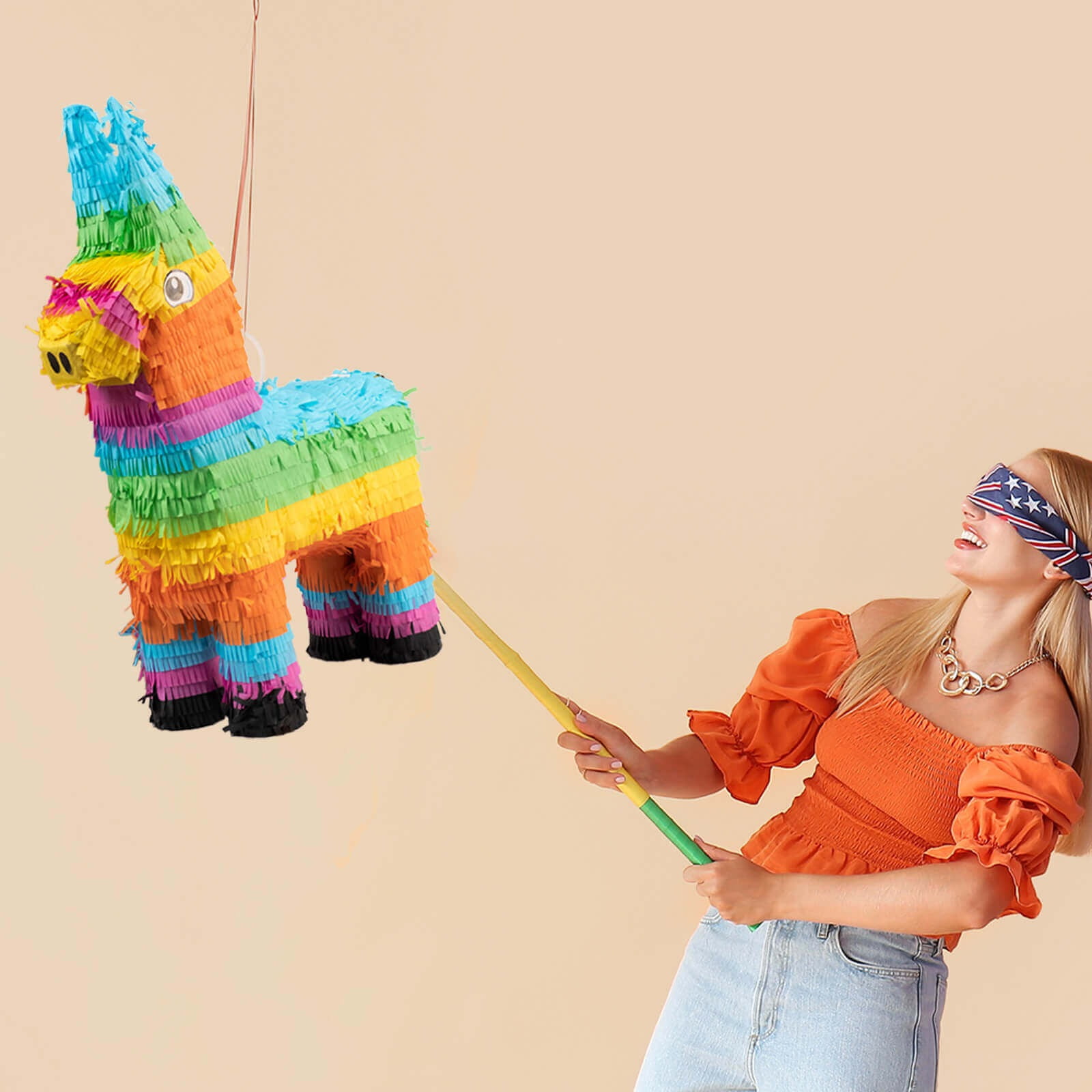 BalsaCircle 16x22 in Assorted Paper Donkey Pinatas for Fiesta Photo ...