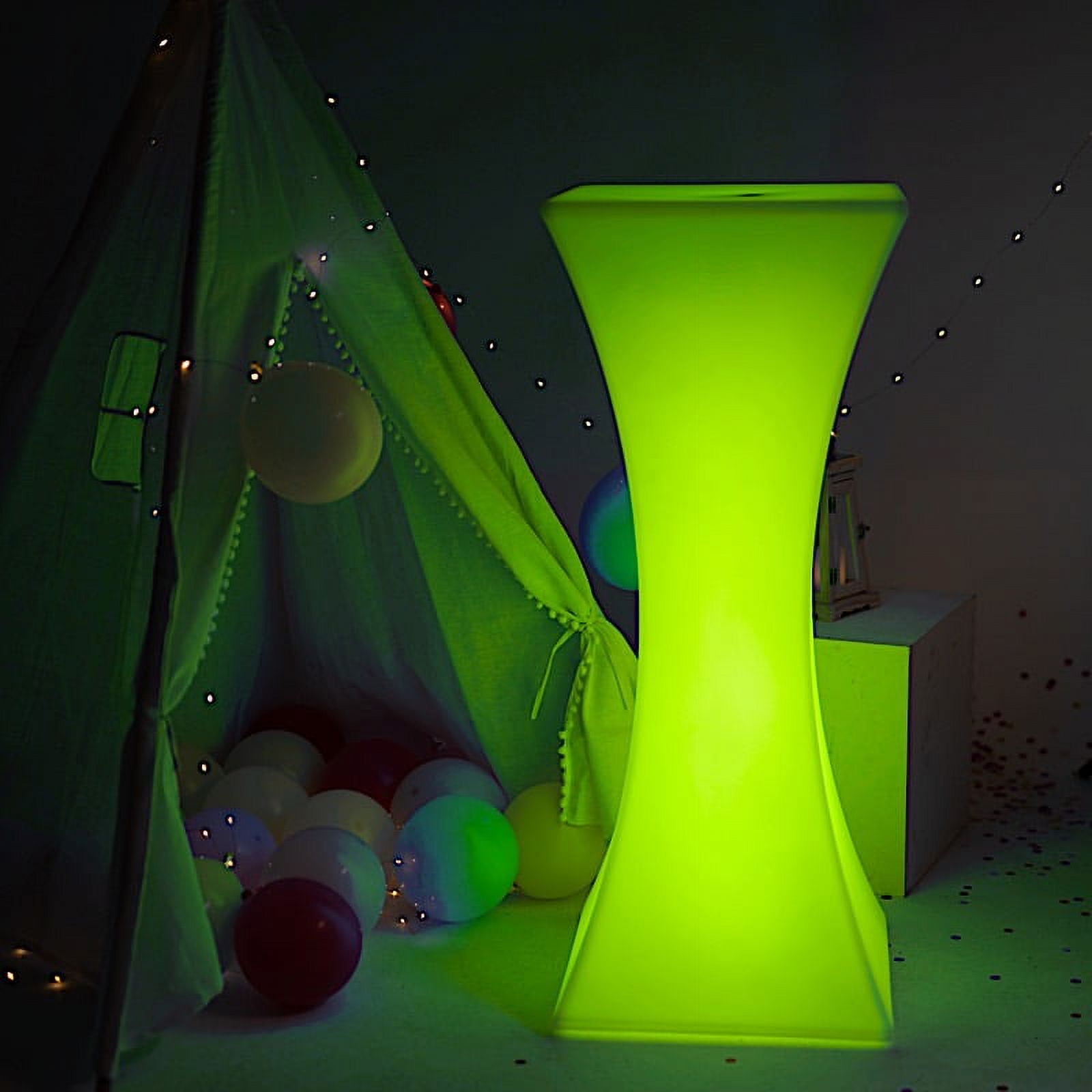 BalsaCircle 18" x 43" Assorted Cordless Light Up Cocktail Table ...