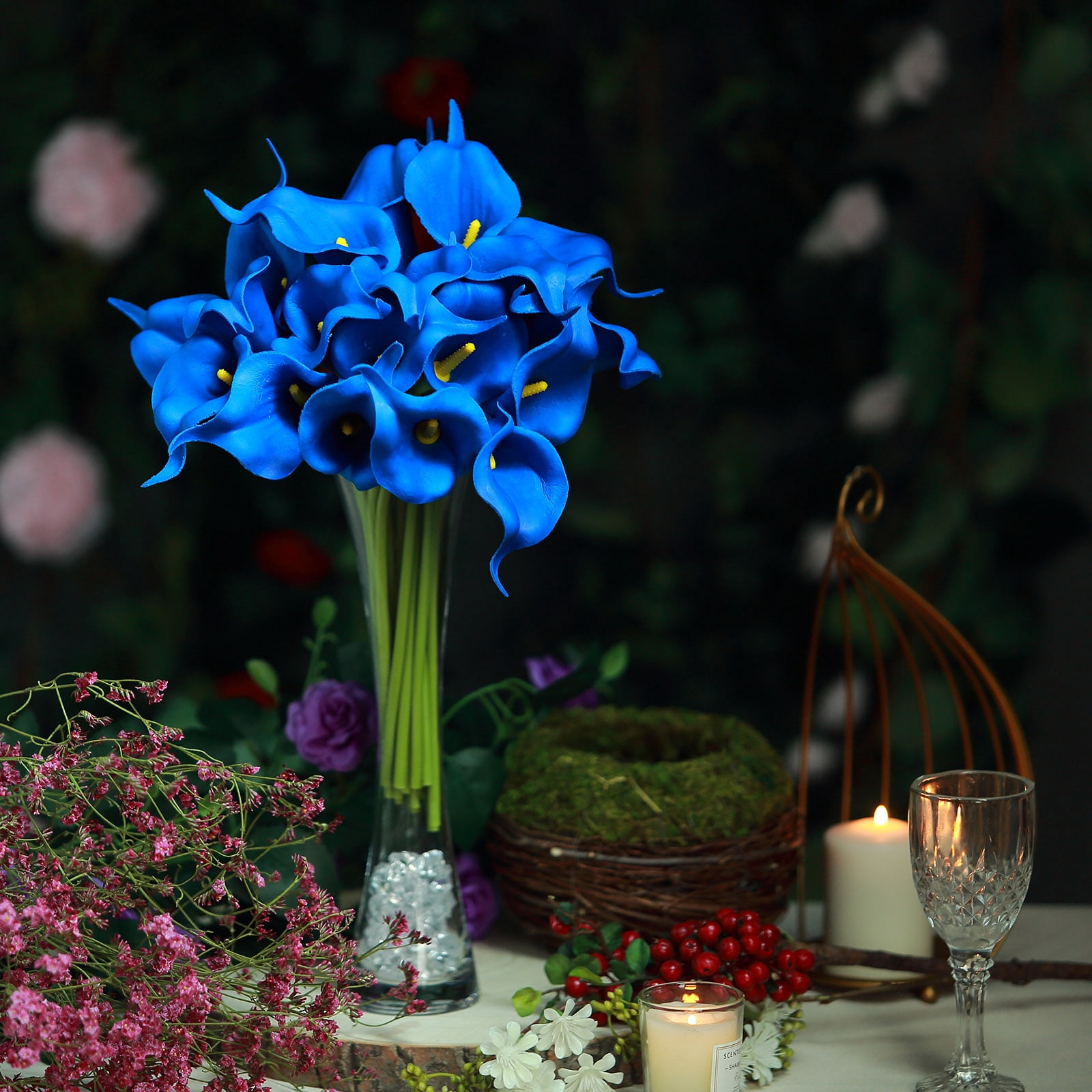 Black Blue And Purple Lily