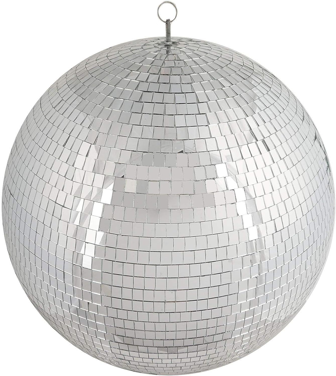 BalsaCircle 24-Inch Large Silver Glass Hanging Party Disco Mirror Ball ...