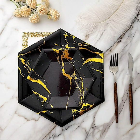 Hexagon Paper Plates