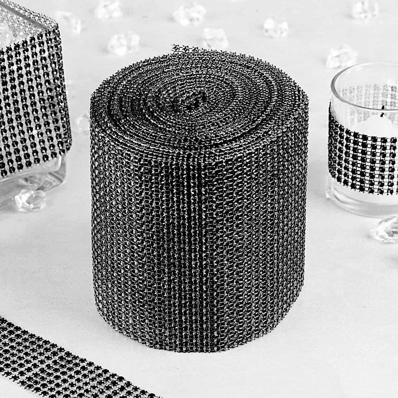 BalsaCircle 4.5" x 30 feet Black Diamond Roll Wedding Party Favors ...