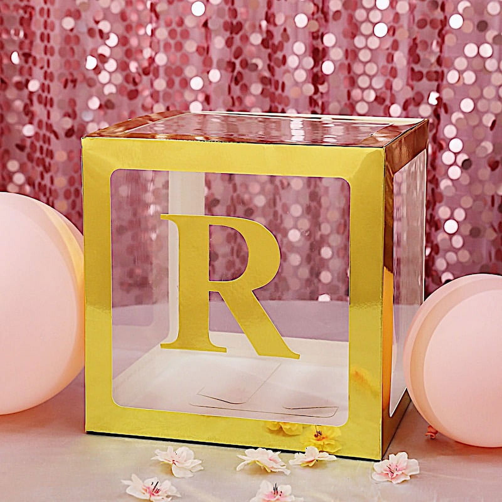BalsaCircle 4 Gold 5" Letter R Cardstock Stickers Backdrop Wall Party ...