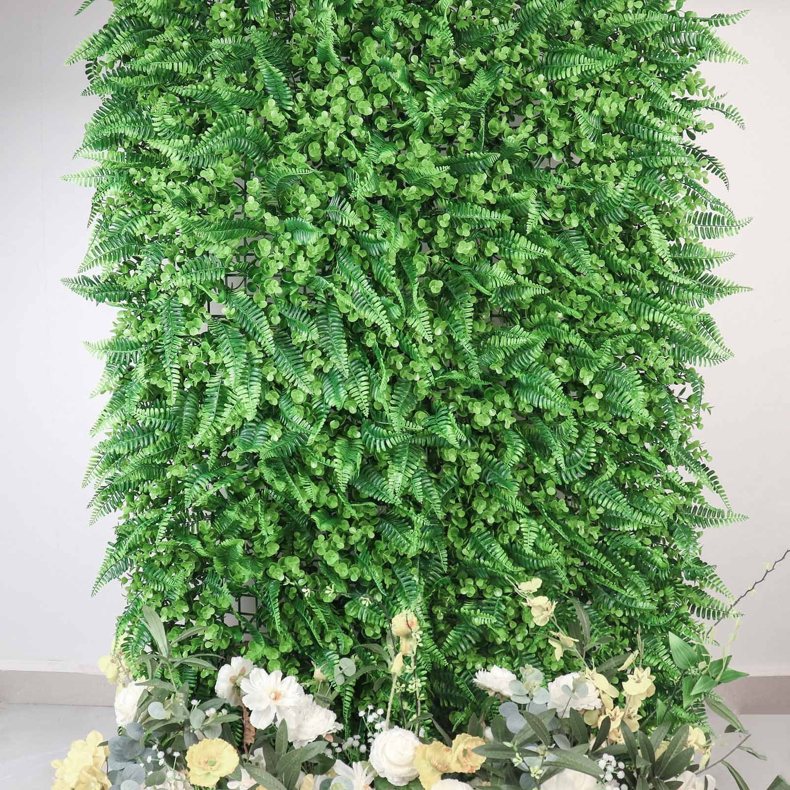 BalsaCircle 4 Green Assorted Artificial Greenery Foliage UV Protected ...