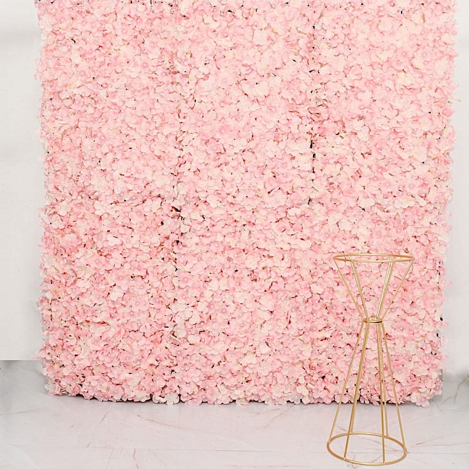 BalsaCircle 4 Silk Hydrangea Flowers 11 feet UV Protected Wall Photo ...
