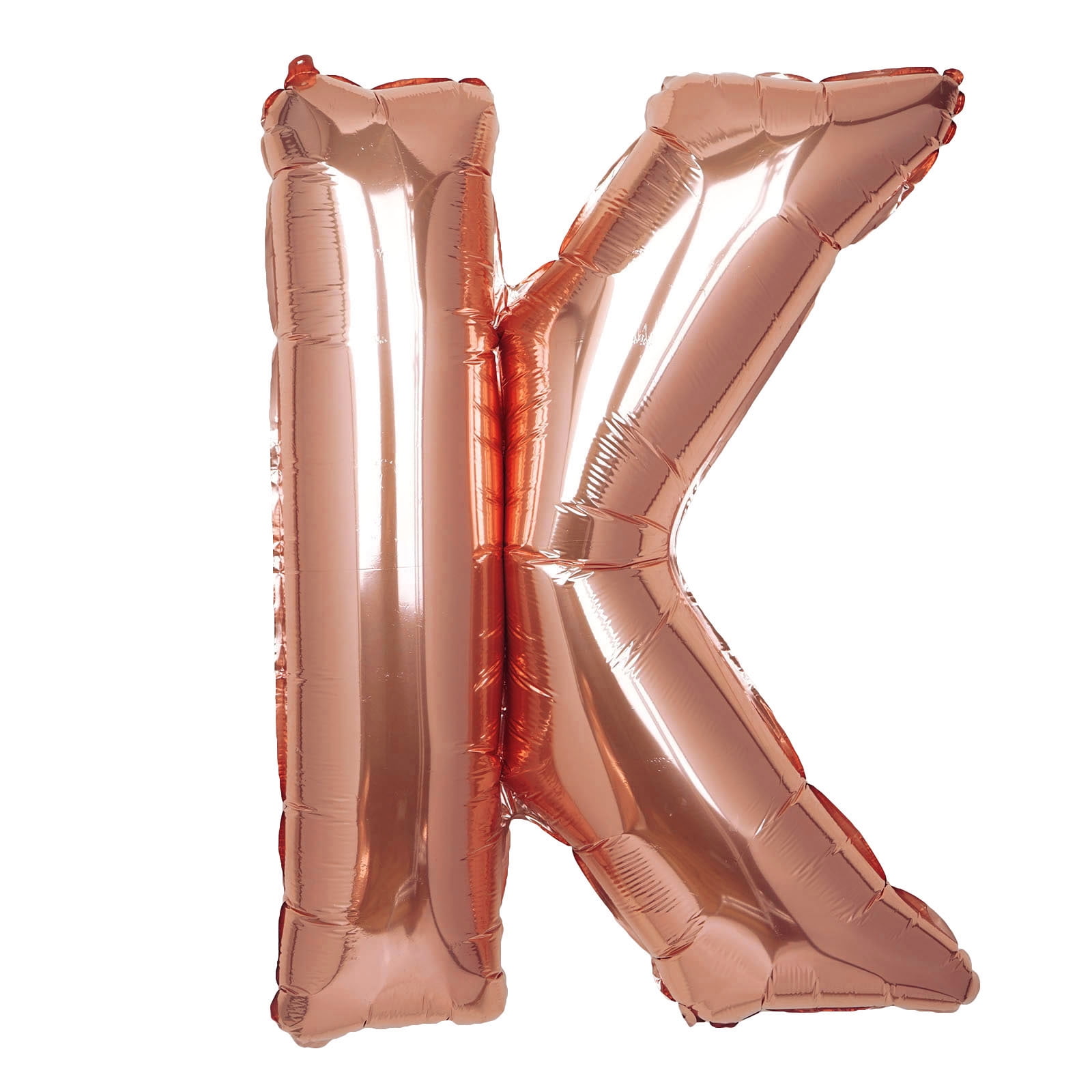 BalsaCircle 40" Rose Gold Letter K Mylar Foil Plain Balloon Wedding ...