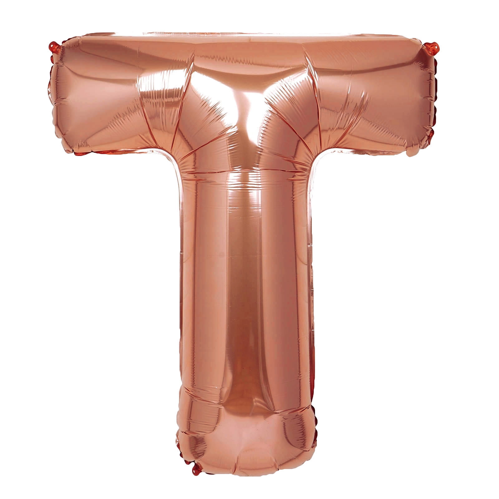 BalsaCircle 40" Rose Gold Letter T Mylar Foil Plain Balloon Wedding ...