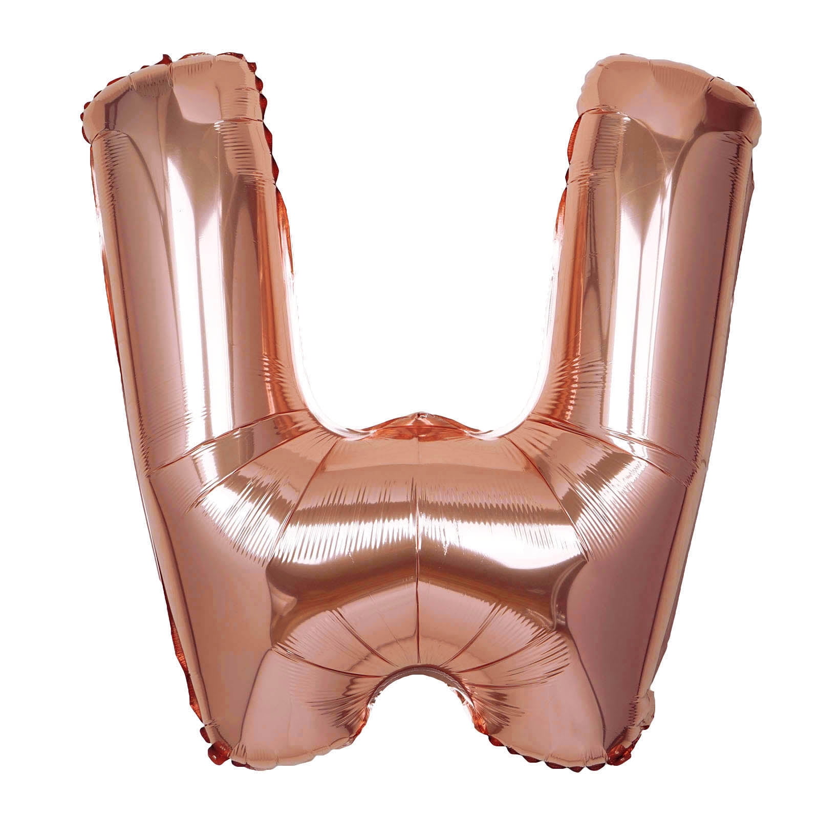 BalsaCircle 40" Rose Gold Letter W Mylar Foil Plain Balloon Wedding ...