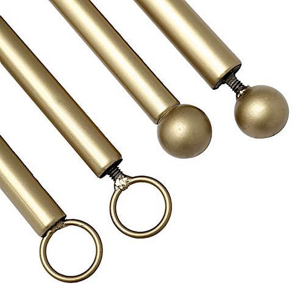 BalsaCircle 42-Inch Tall Gold Adjustable Over The Table Rod Stand Metal ...