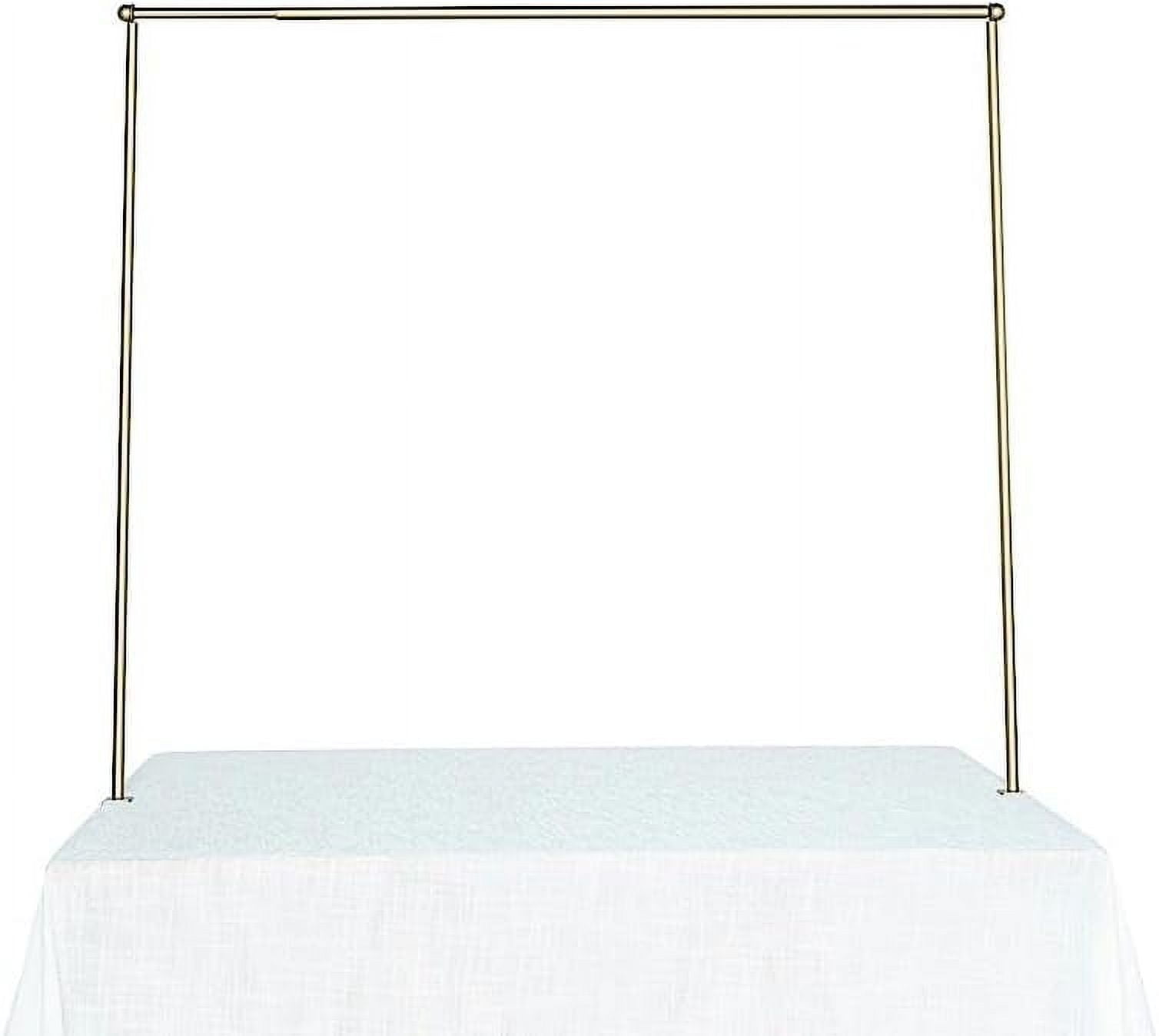 BalsaCircle 42-Inch Tall Gold Adjustable Over The Table Rod Stand Metal ...