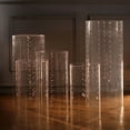 BalsaCircle 5 Clear Acrylic Cylinder Stands for Wedding Centerpiece ...