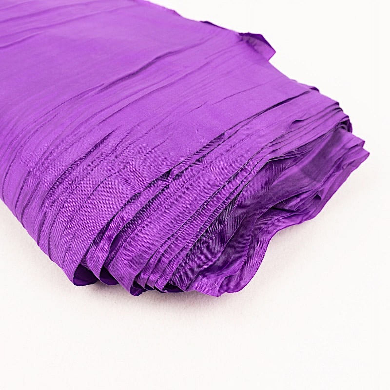 BalsaCircle 54 in x 10 yards Crinkled Accordion Taffeta Fabric Bolt ...