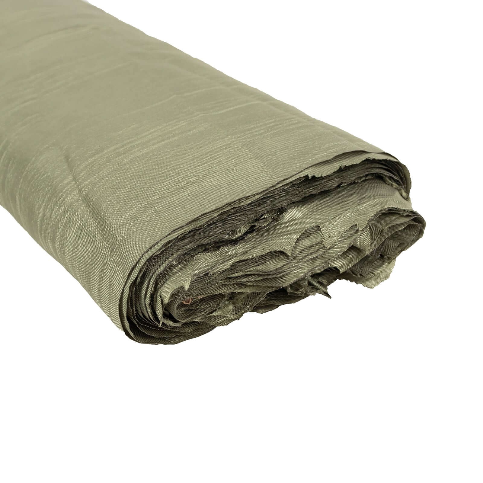 BalsaCircle 54 in x 10 yards Dusty Sage Green Crinkled Accordion ...