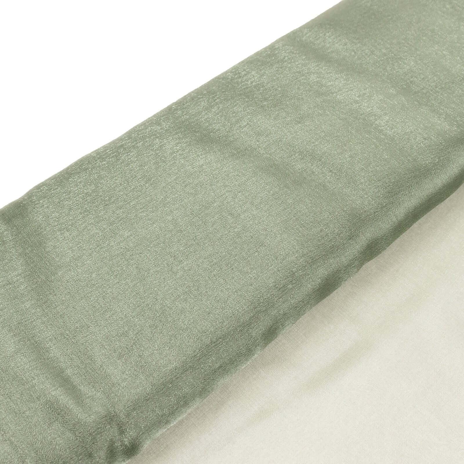Balsa Circle 54" x 10 yards Dusty Sage Green Chiffon Fabric Bolt ...