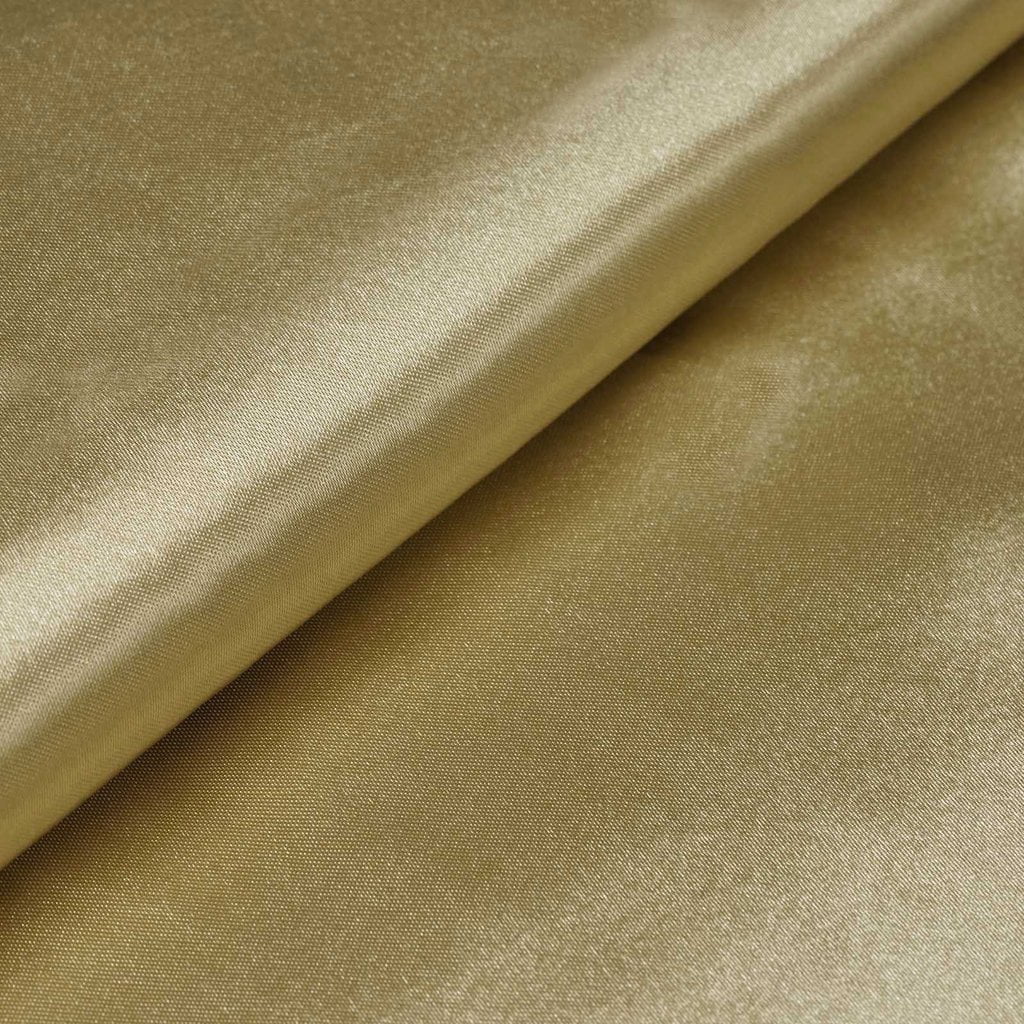 BalsaCircle 54" x 10 yards Satin Fabric Bolt Put-up Champagne - Walmart.com