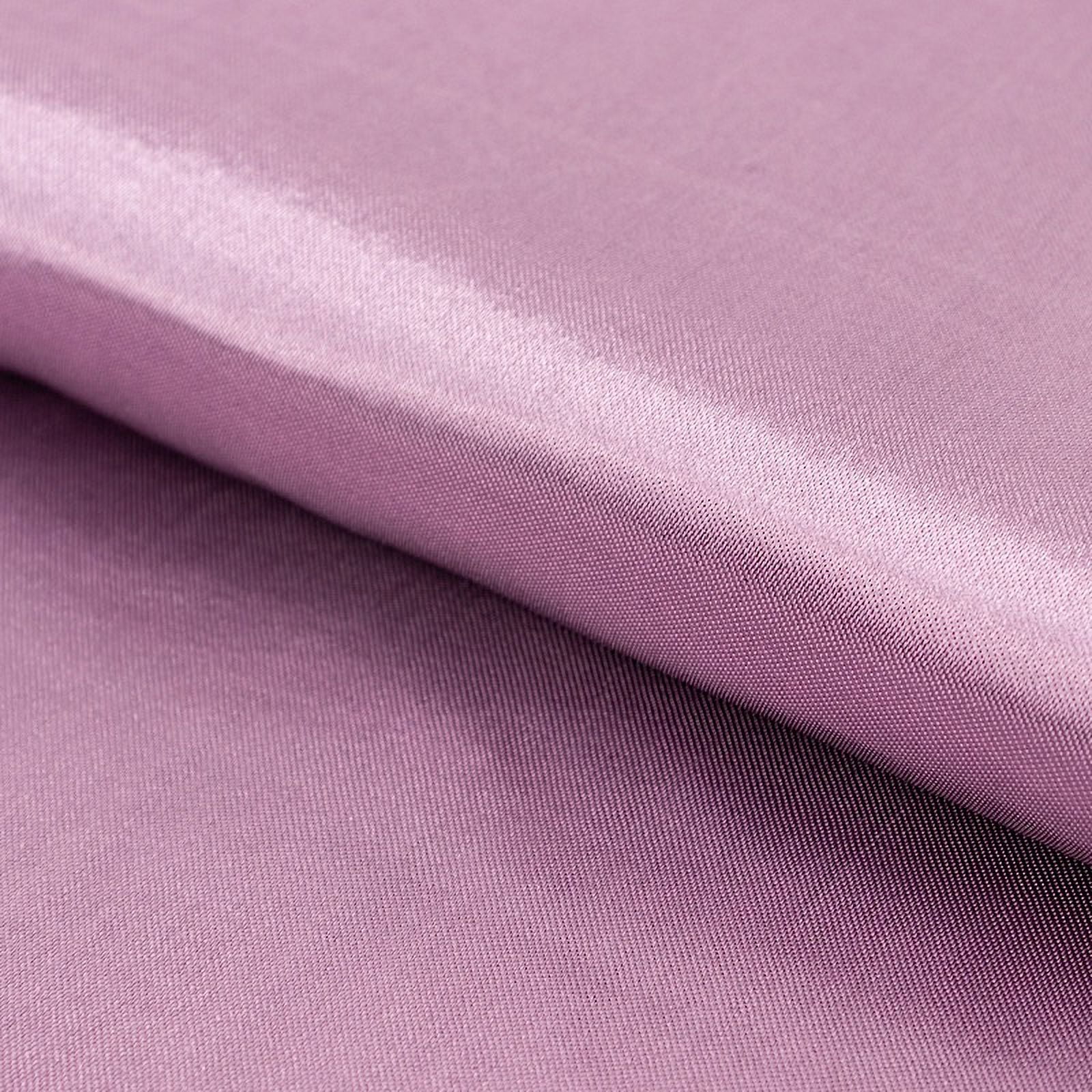 BalsaCircle 54" x 10 yards Satin Fabric Bolt Put-up Violet Amethyst ...