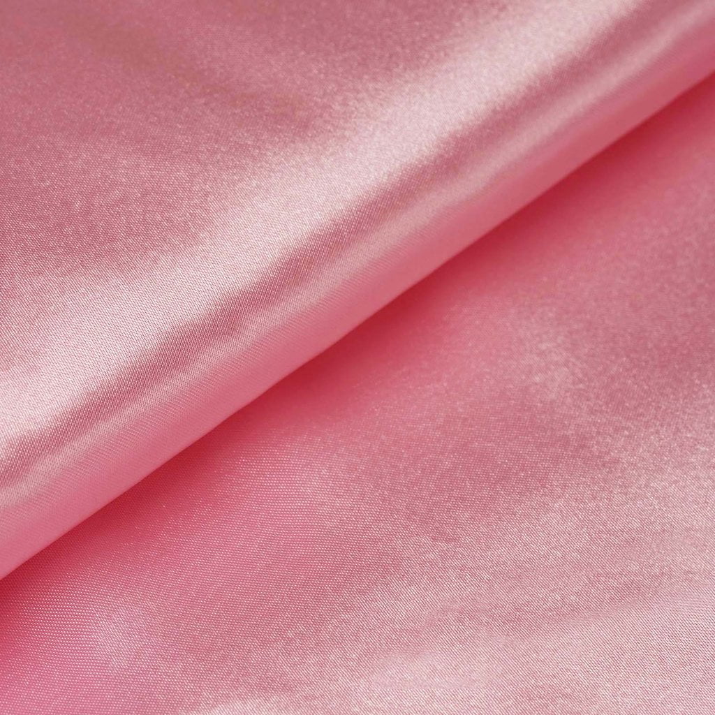 BalsaCircle 54" x 10 yards Satin Fabric Bolt Put-up Pink - Walmart.com