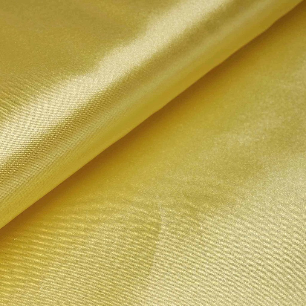BalsaCircle 54" x 10 yards Satin Fabric Bolt Put-up Yellow - Walmart.com
