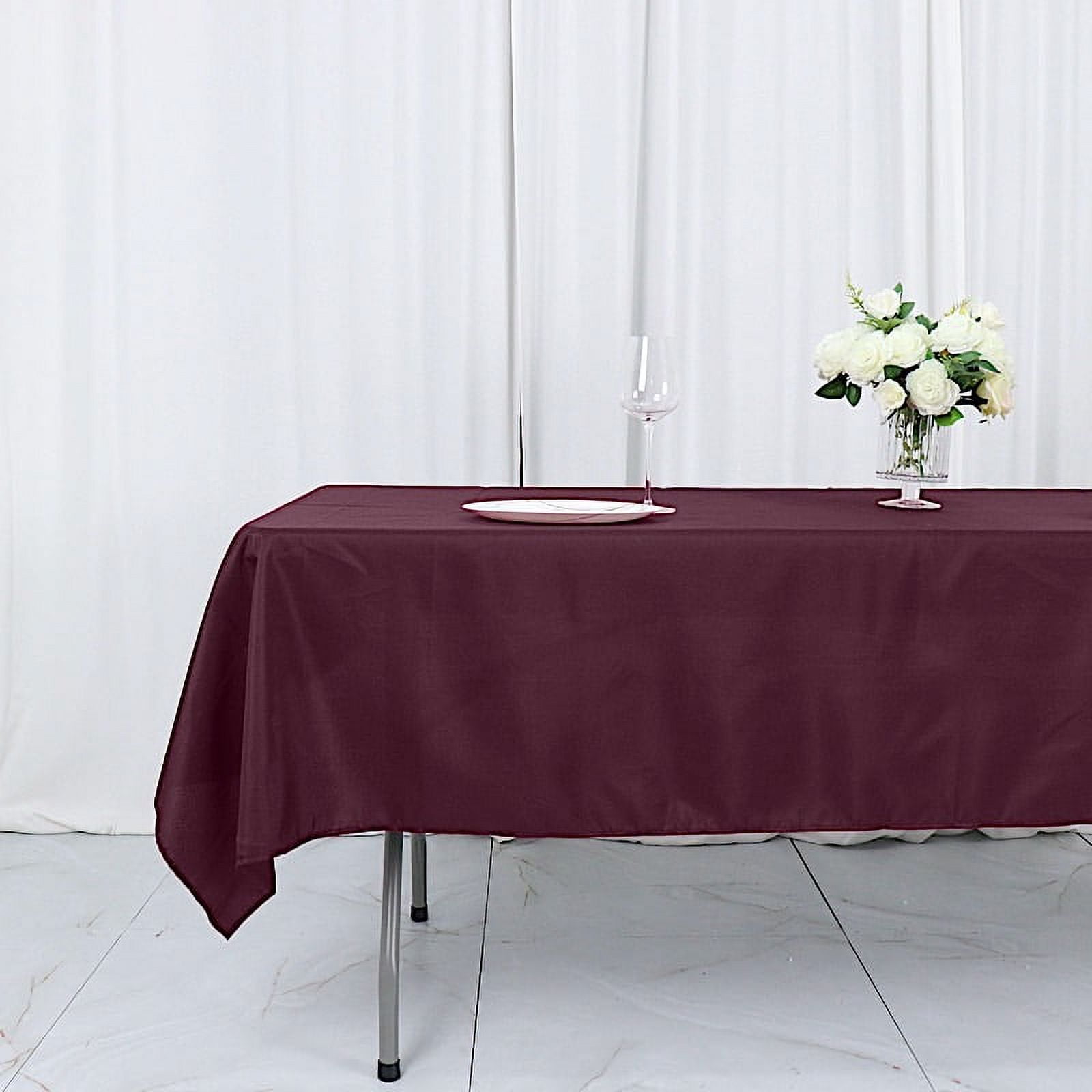 BalsaCircle 54" x 96" Polyester RECTANGULAR Tablecloth Table Linens ...