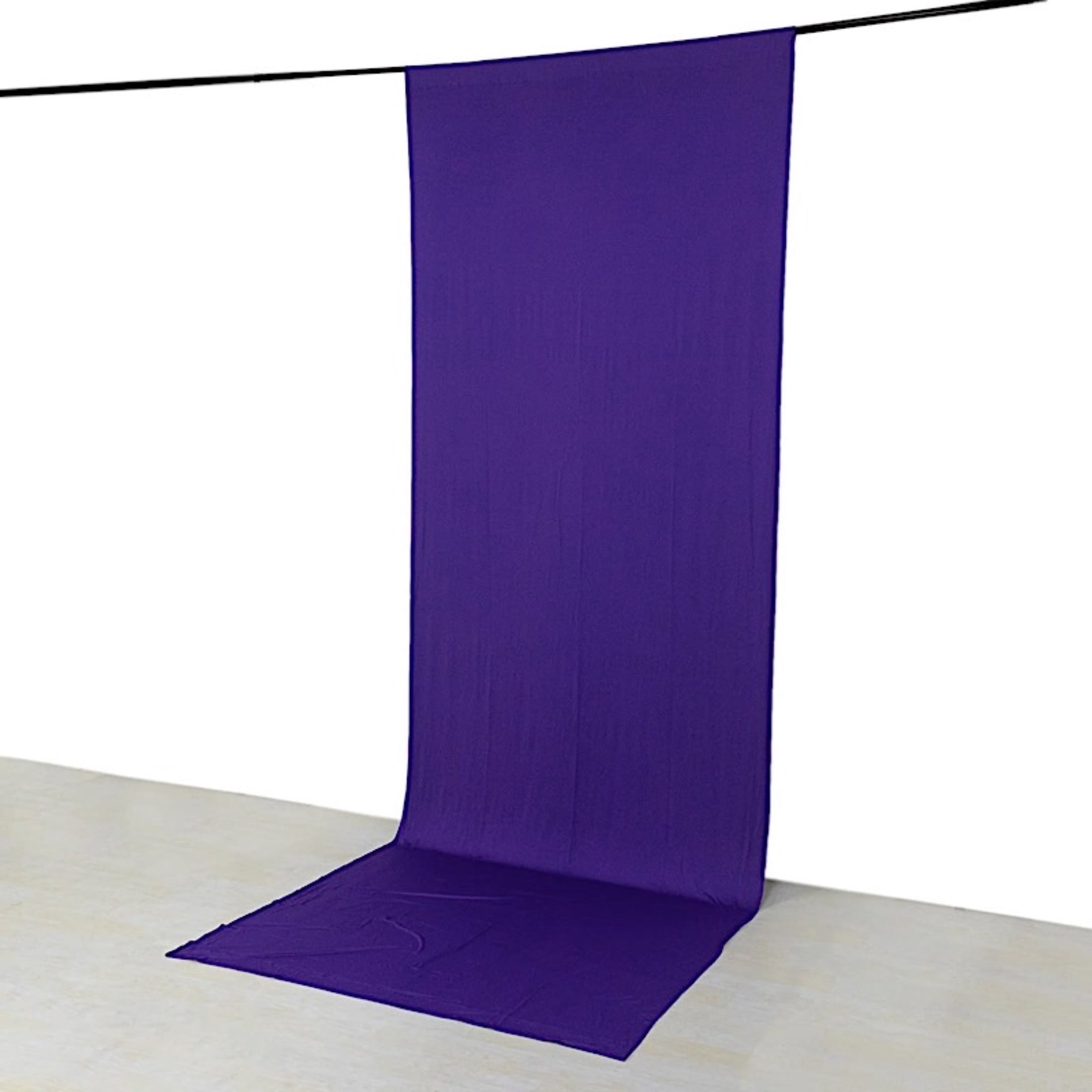 BalsaCircle 5x14 feet Purple 4-Way Stretch Spandex Divider Backdrop ...