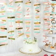 BalsaCircle 6.5 feet Gold Blush Metallic Rectangle Paper Strips Hanging ...