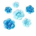 BalsaCircle 6pc Large Floral Decor: 7", 9", 11" Turquoise Tissue Paper ...