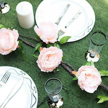 Balsa Circle Gold Metal Floral Display Frame, Round Top, 5 Feet Wedding ...