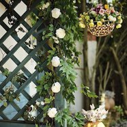 Balsa Circle Green Pothos Silk Garland, 8 Feet, Centerpiece Decorations ...