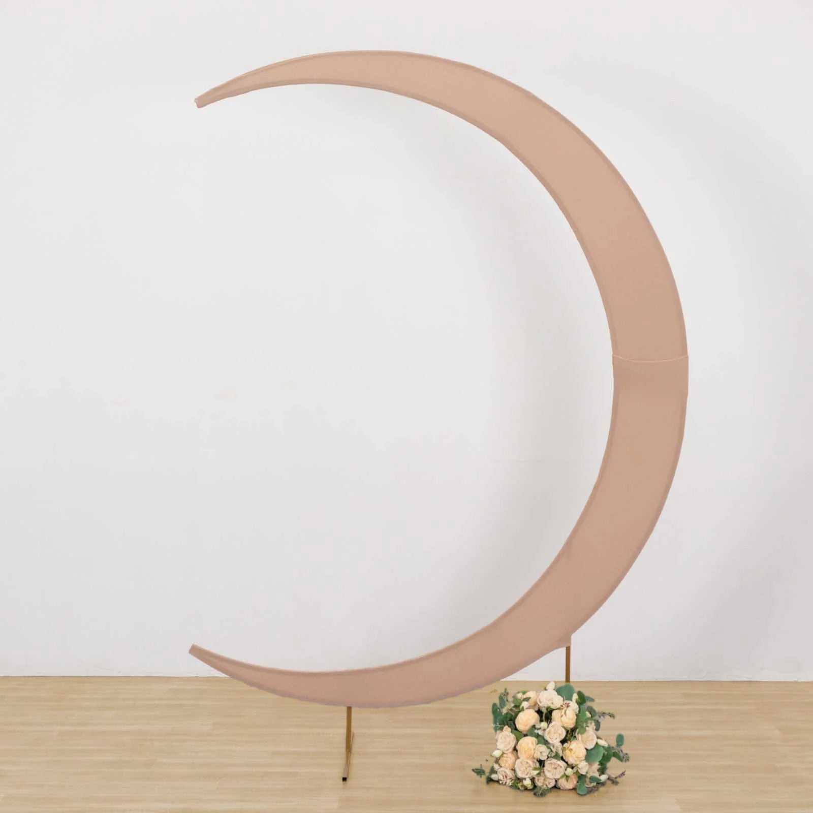 BalsaCircle 7.5 feet Nude Half Crescent Moon Backdrop Stand Cover ...