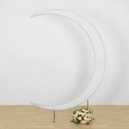 BalsaCircle 2 Silver Big Payette Sequin Half Crescent Moon Backdrop ...