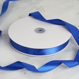 BalsaCircle 7/8" x 100 yards Royal Blue Shiny Single Side Satin Ribbon ...