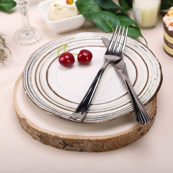 Large Wood Slices Centerpieces