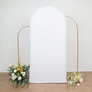 Wedding Arch Cover 7.2FT Arch Backdrop Cover Round Top Arch Cover ...