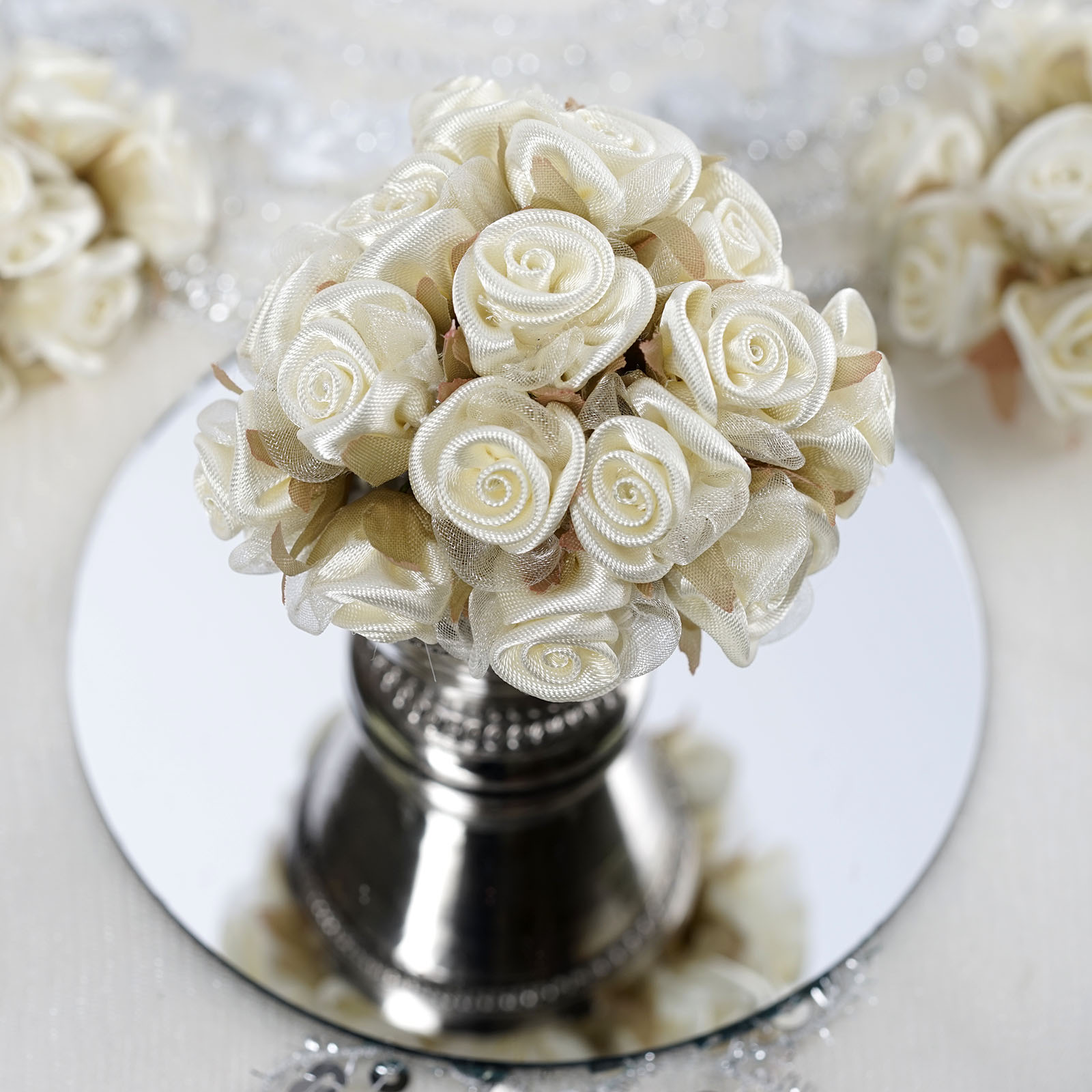 BalsaCircle 72 Organza Craft Roses - Walmart.com