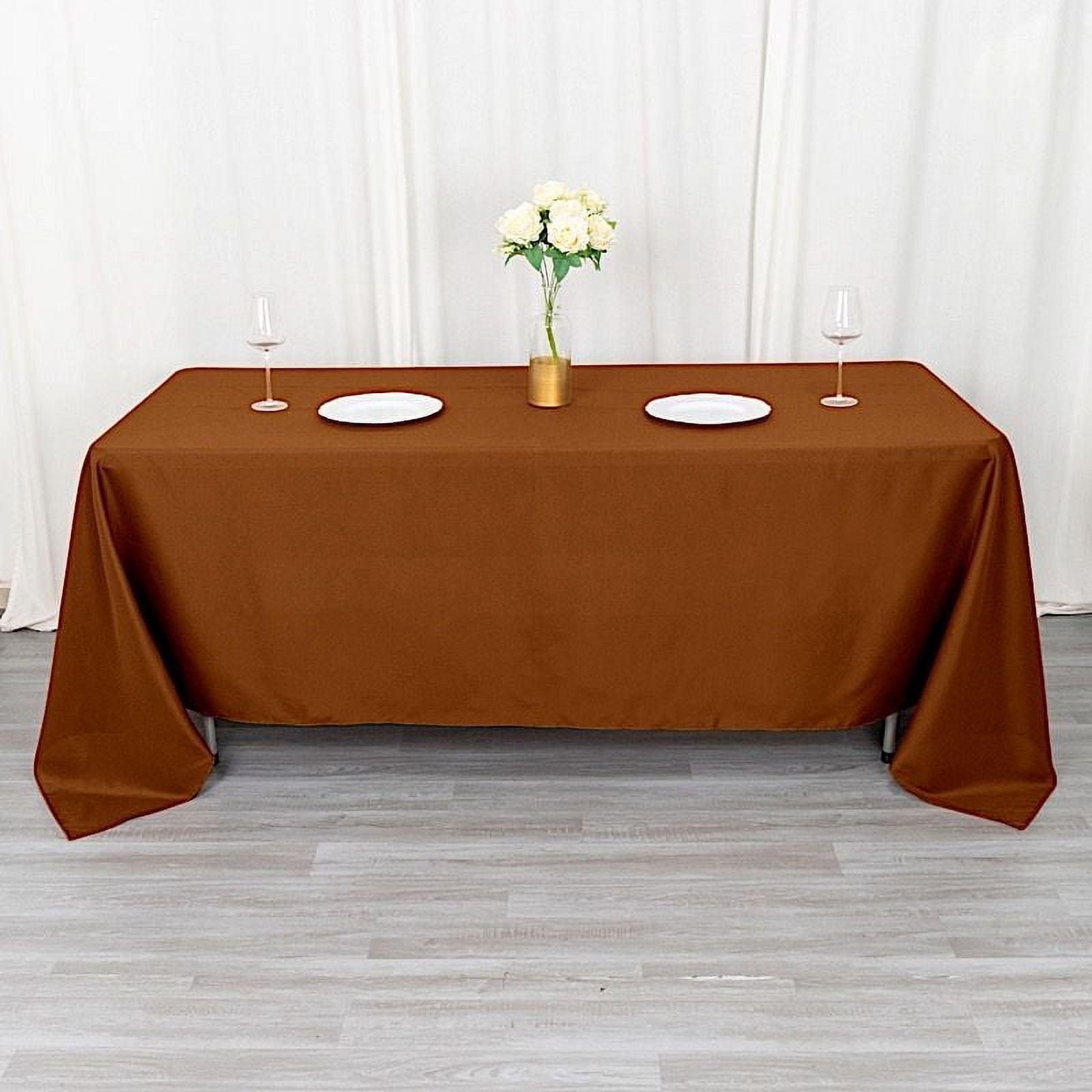 BalsaCircle 72" x 120" Polyester RECTANGULAR Tablecloth Table Linens ...