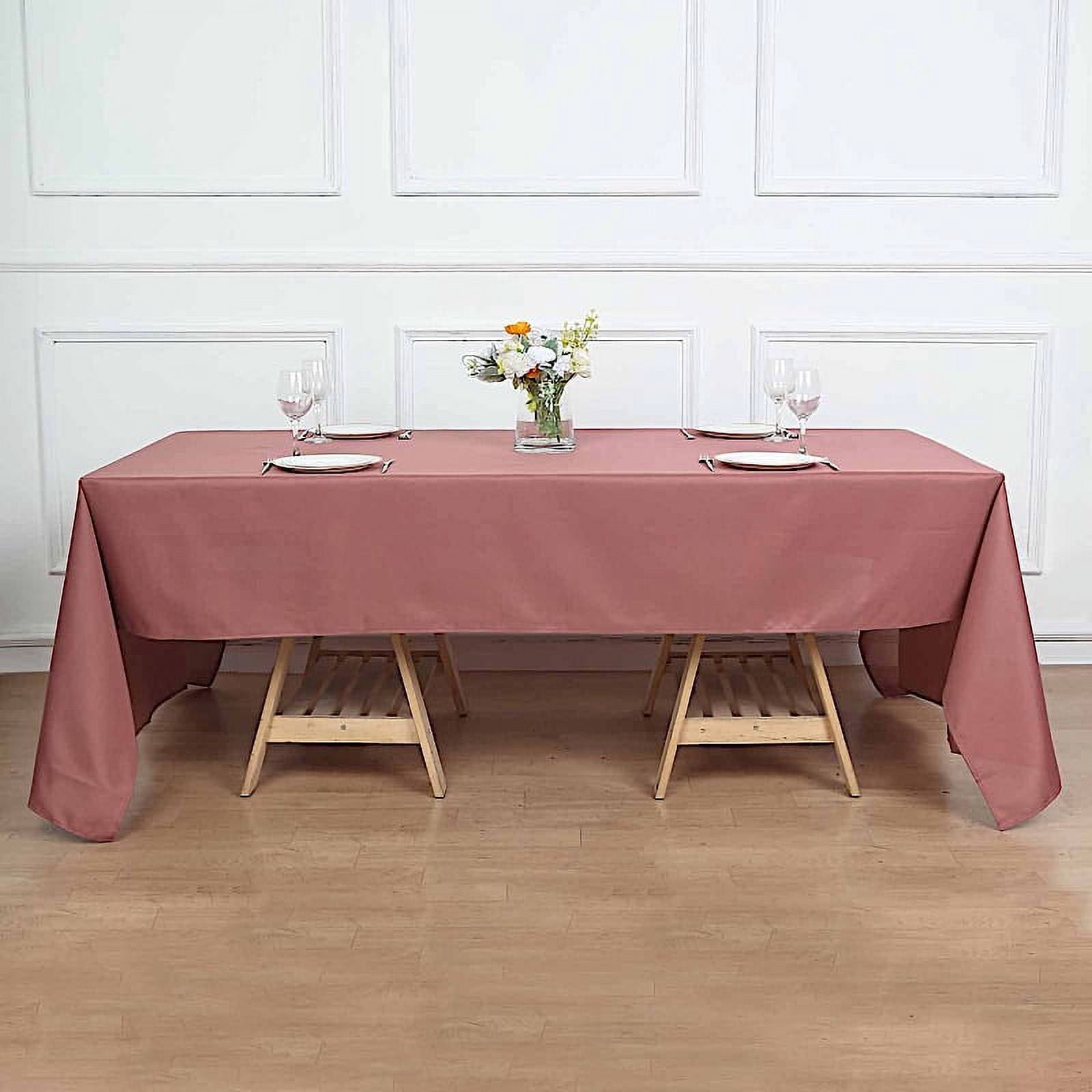 BalsaCircle 72" x 120" Polyester RECTANGULAR Tablecloth Table Linens ...