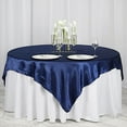 BalsaCircle 72" x 72" Square Satin Table Overlays - Wedding Party ...