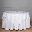 Stitching Tassel Square Tablecloth Heavy Weight Cotton Linen Table ...