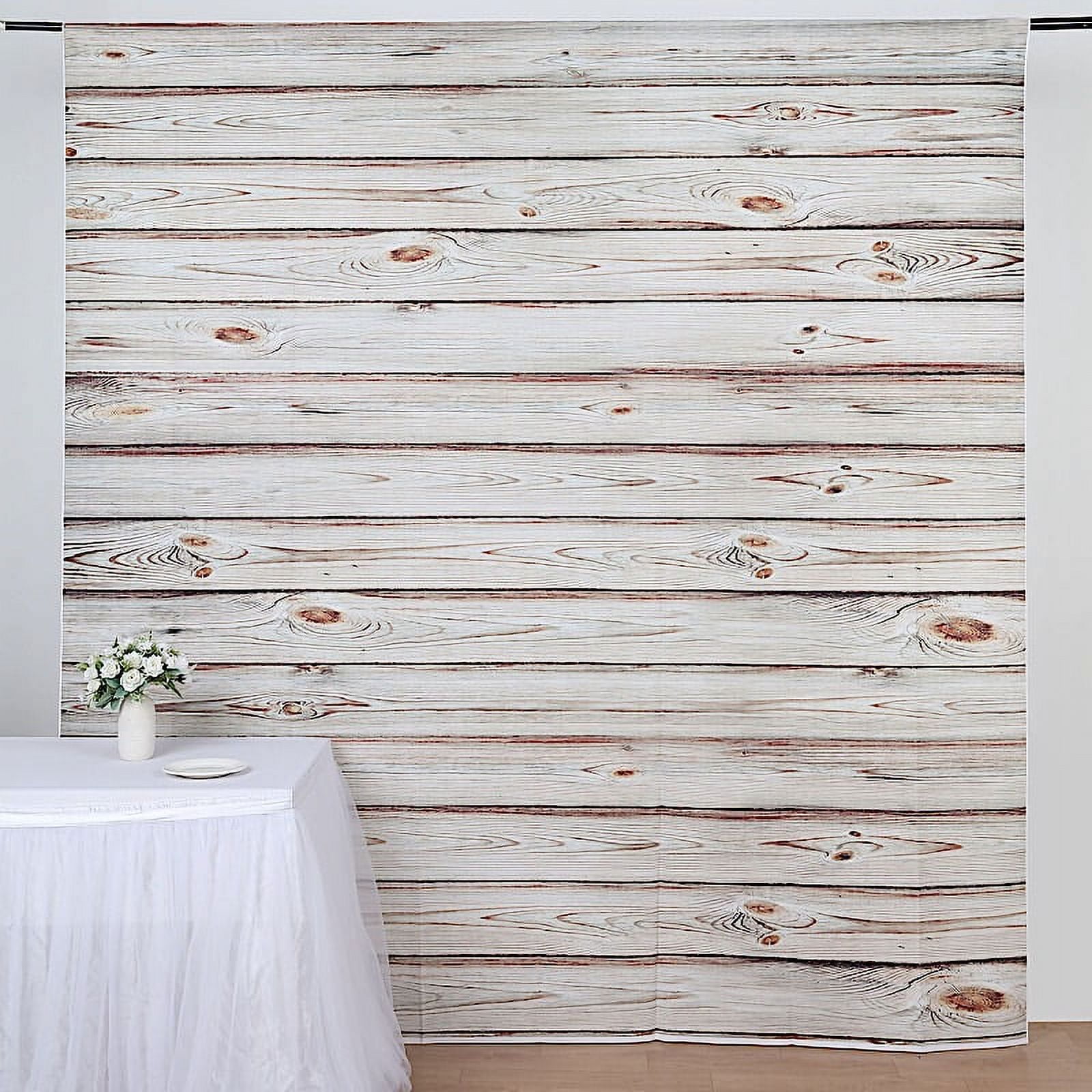 Balsa Circle 8 ft White Washed Vinyl Photography Background Wood ...