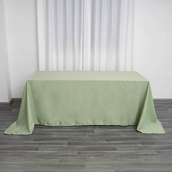 BalsaCircle 90" x 132" Rectangular Polyester Tablecloth for Wedding ...