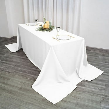 Lann's Linens Polyester Tablecloth - 70" x 120" Rectangular - Dark Gray ...