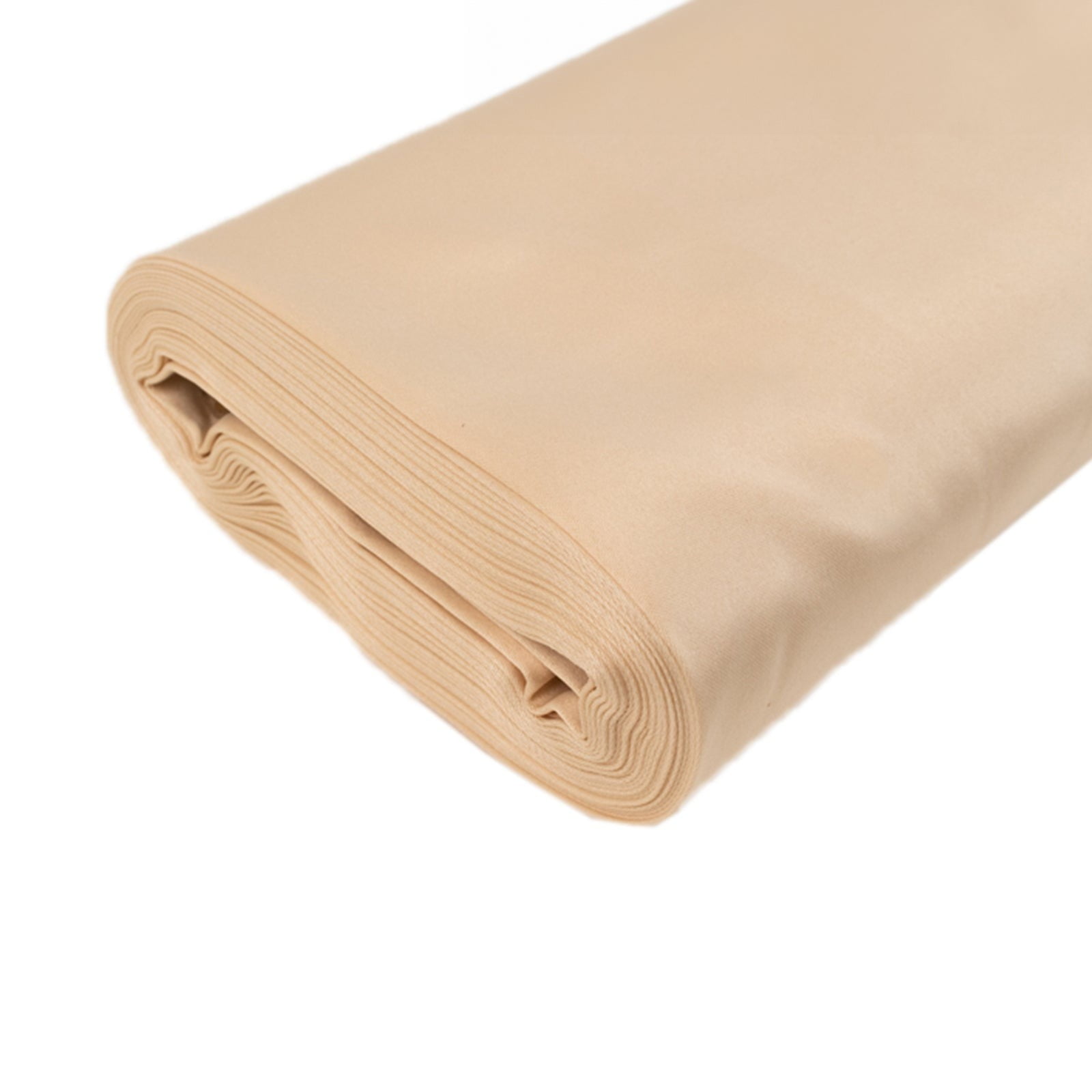 Balsa Circle Beige 54" x 10 yards Lamour Satin Fabric Bolt Put-up ...